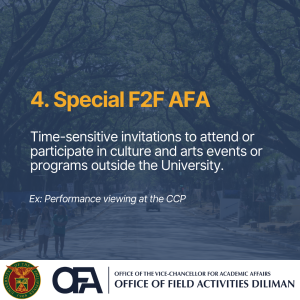 OFA and AFAs: What You Need to Know – OFFICE OF FIELD ACTIVITIES