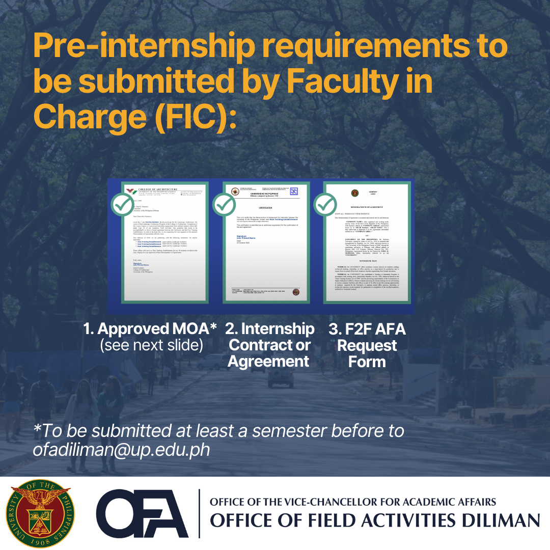 OFA and AFAs: What You Need to Know – OFFICE OF FIELD ACTIVITIES