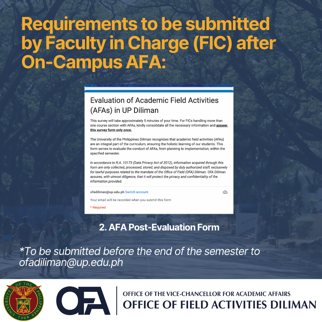 OFA and AFAs: What You Need to Know – OFFICE OF FIELD ACTIVITIES