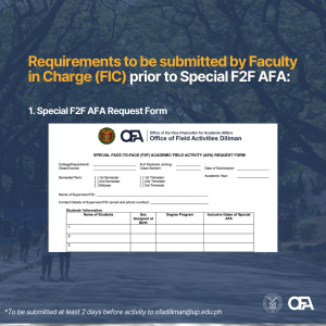 AFA Request Form Submissions – OFFICE OF FIELD ACTIVITIES