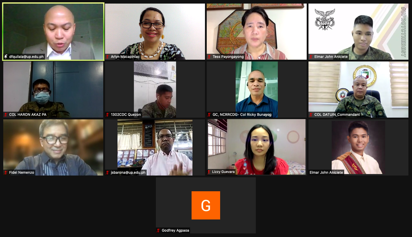 UP Diliman enters a Memorandum of Understanding with Philippine Army ...