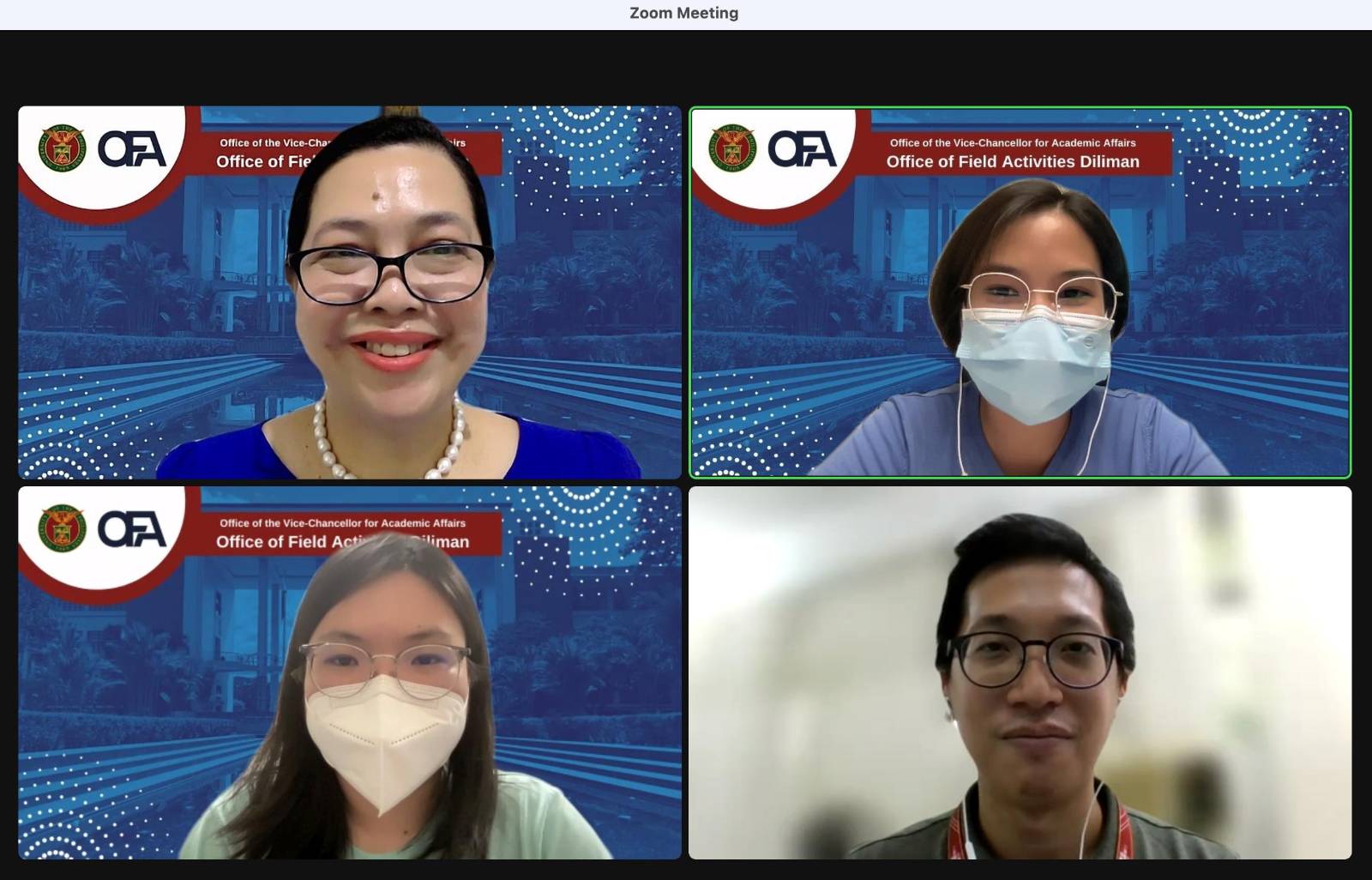 SUPPORTING ACADEMIC UNITS IN AFA PROCESSING – OFFICE OF FIELD ACTIVITIES