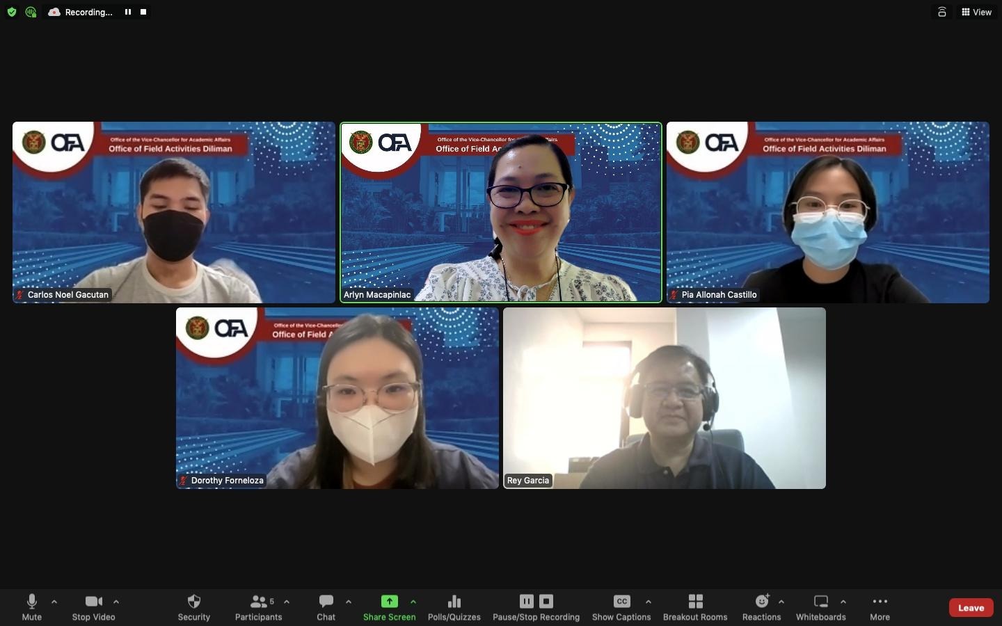 SUPPORTING ACADEMIC UNITS AND OTHER STAKEHOLDERS – OFFICE OF FIELD ACTIVITIES