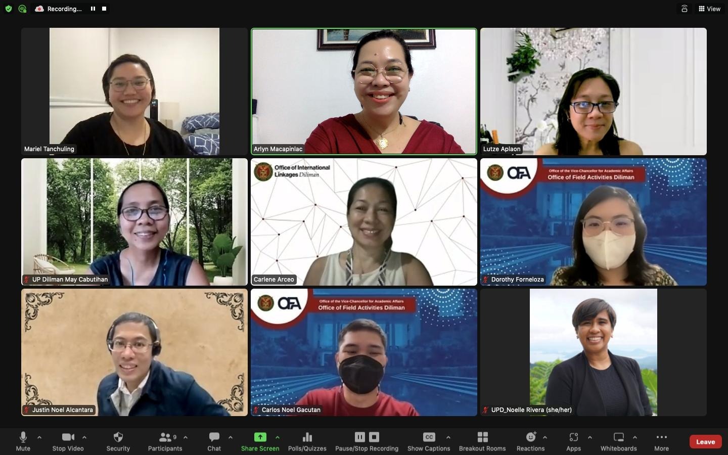 SUPPORTING ACADEMIC UNITS IN AFA PROCESSING – OFFICE OF FIELD ACTIVITIES