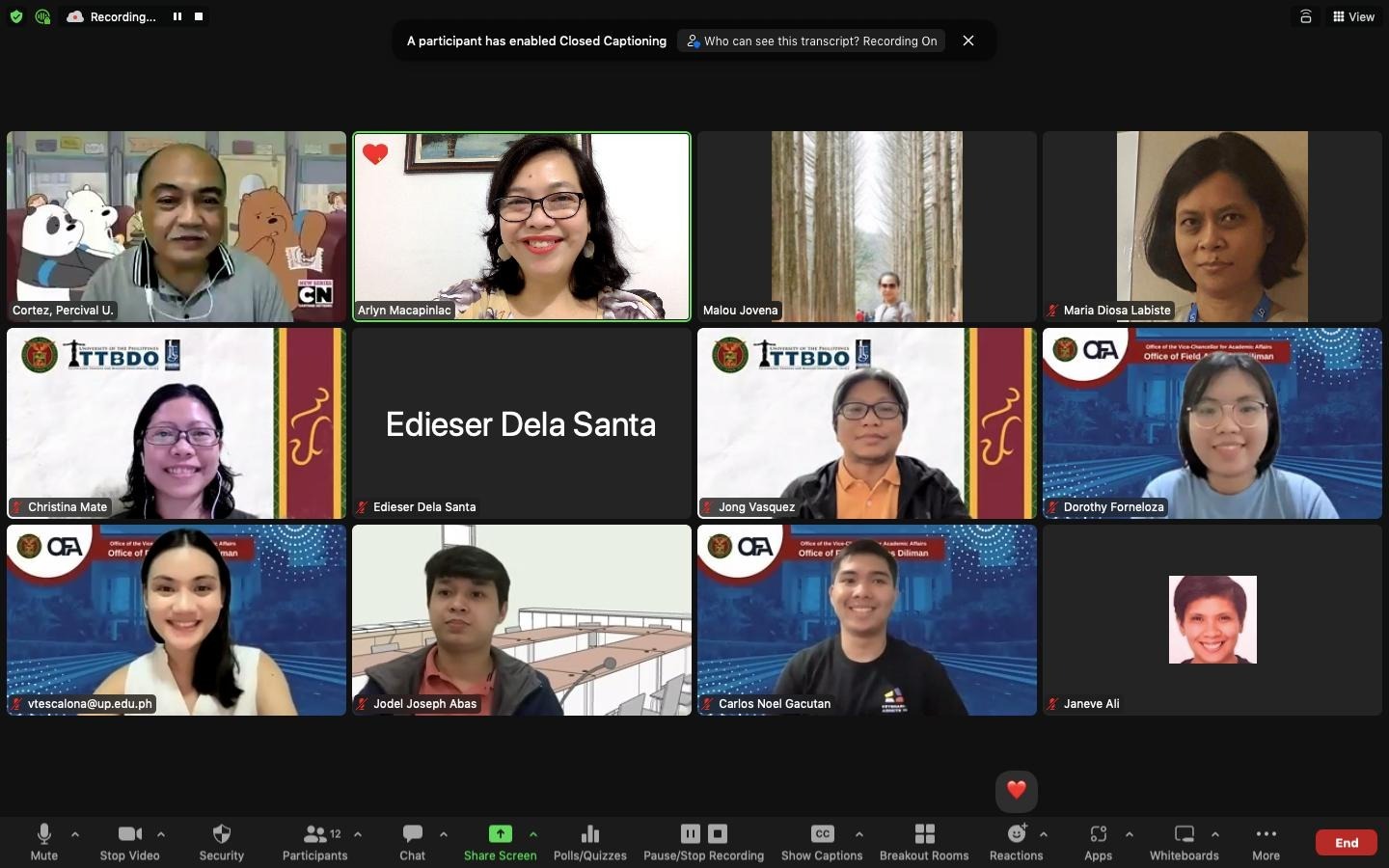 SUPPORTING ACADEMIC UNITS IN AFA PROCESSING – OFFICE OF FIELD ACTIVITIES